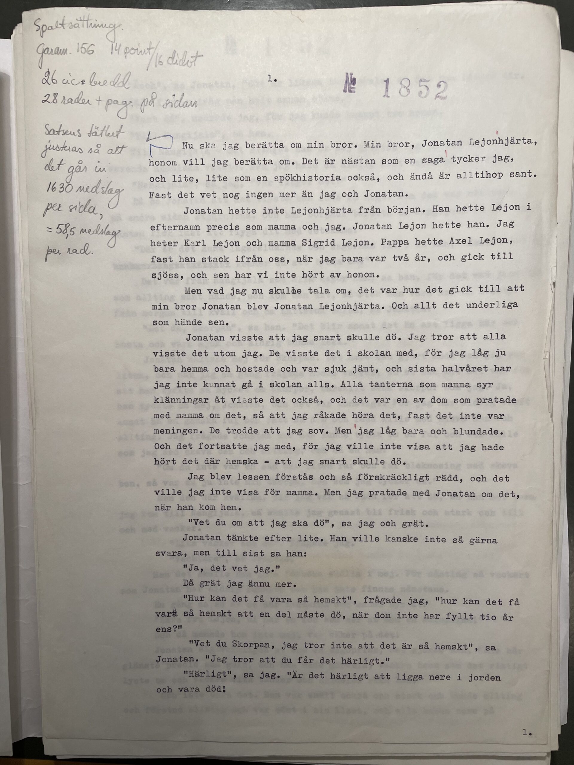 Manus - Svenska barnboksinstitutet